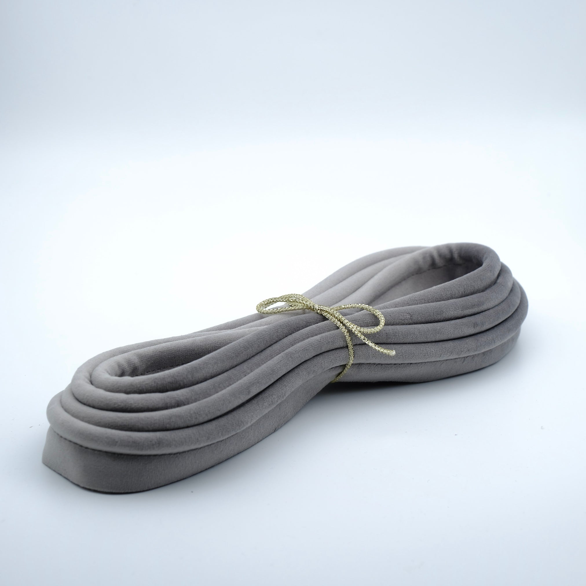 Silver Velvet Piping - Handmade in NZ